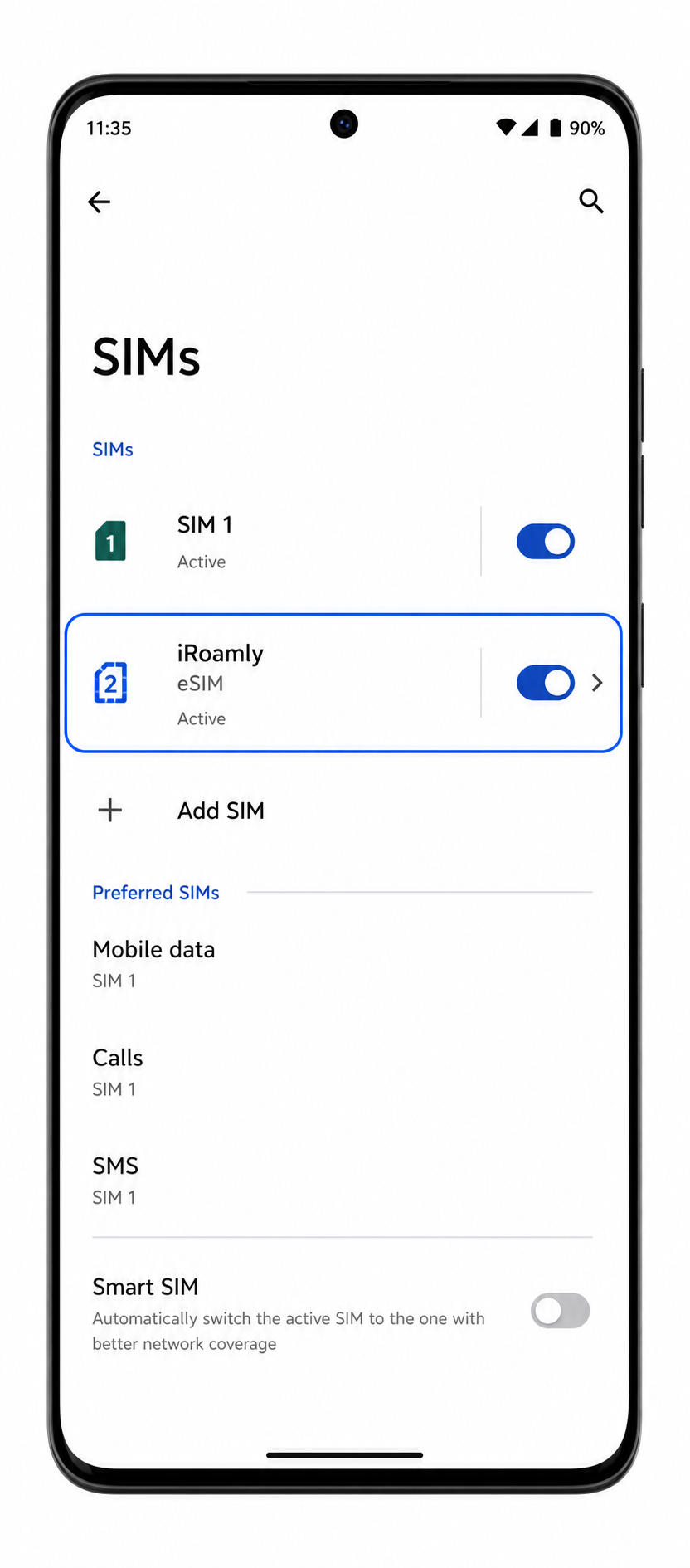 How to Install iRoamly eSIM on Motorola Edge 50 Pro